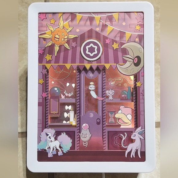 Pokemon | Accents | Pokemon Center Psychic Types Paper Light Box | Poshmark